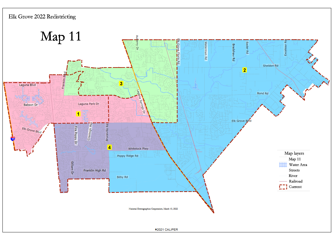 Elk Grove City Council Approves New District Maps For 2022 Elections ...